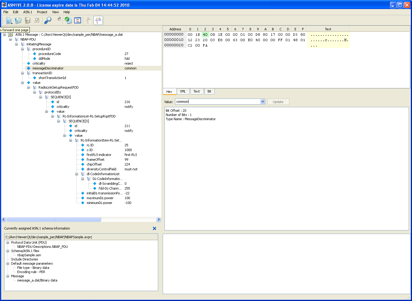 ASN.1 Viewer/Editor - ASN1VE